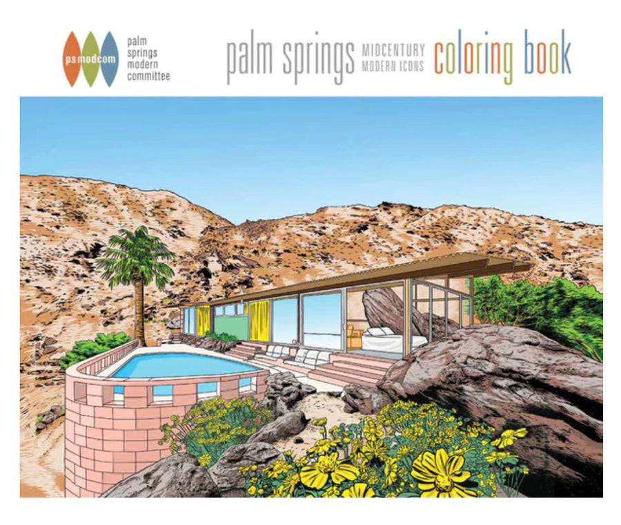 palm springs coloring pages